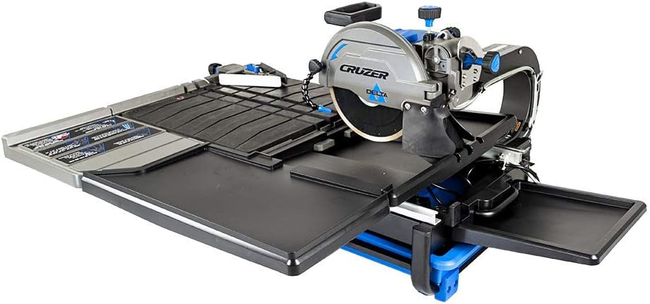 Open Box Delta 96-110 10" Cruzer Wet Tile Saw - BLACK/BLUE - Walmart.com