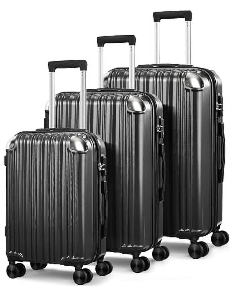 Open Box Expandable Luggage Sets 3 Piece Set, Hard Shell Spinner ...