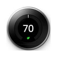 Open Box Google Nest Learning Thermostat 3rd Gen T3007ES - Stainless ...