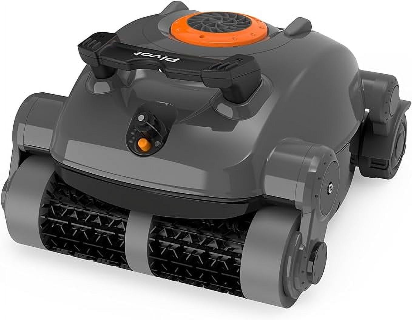 Gosvor Pivot Cordless Robotic Pool Cleaner, Dual Motor, Climbing Walls, Gray - Walmart.com