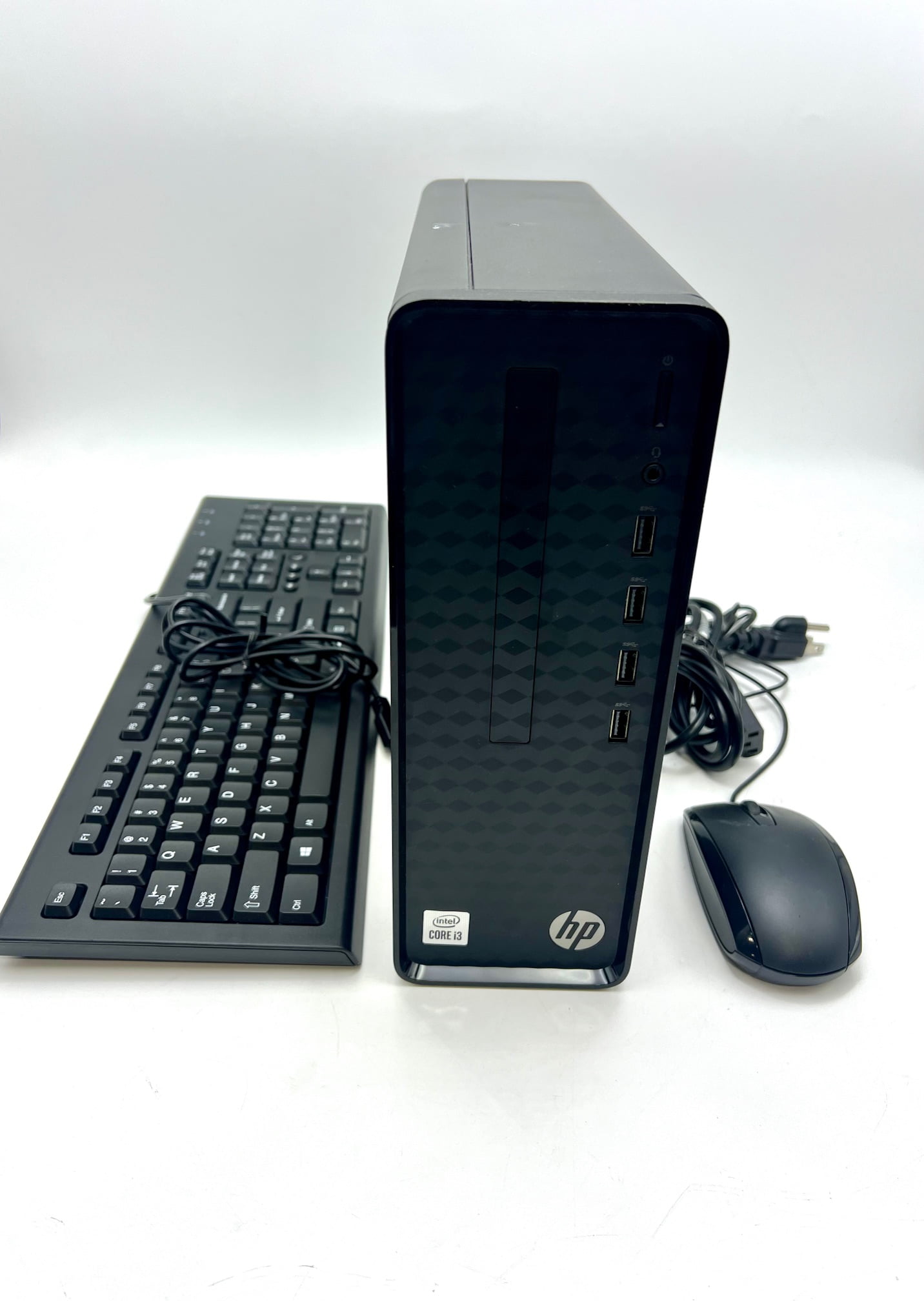Open Box HP Slim Desktop Computer i3-10105, 8GB, 256GB SSD, Windows 11 ...