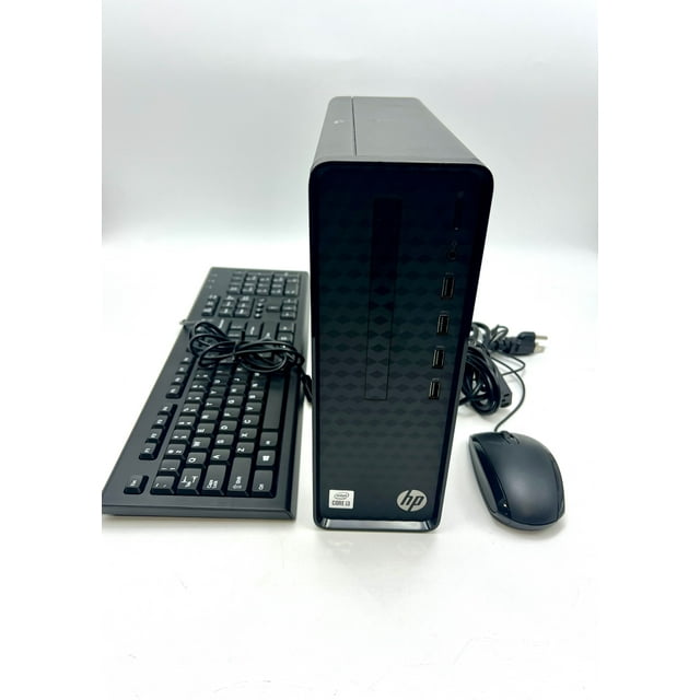 Open Box HP Slim Desktop Computer i3-10105, 8GB, 256GB SSD, Windows 11 ...