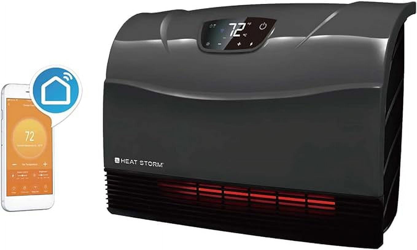 Open Box Heat Storm Touch Screen 1500 Watt Infrared Space Heater Wall ...