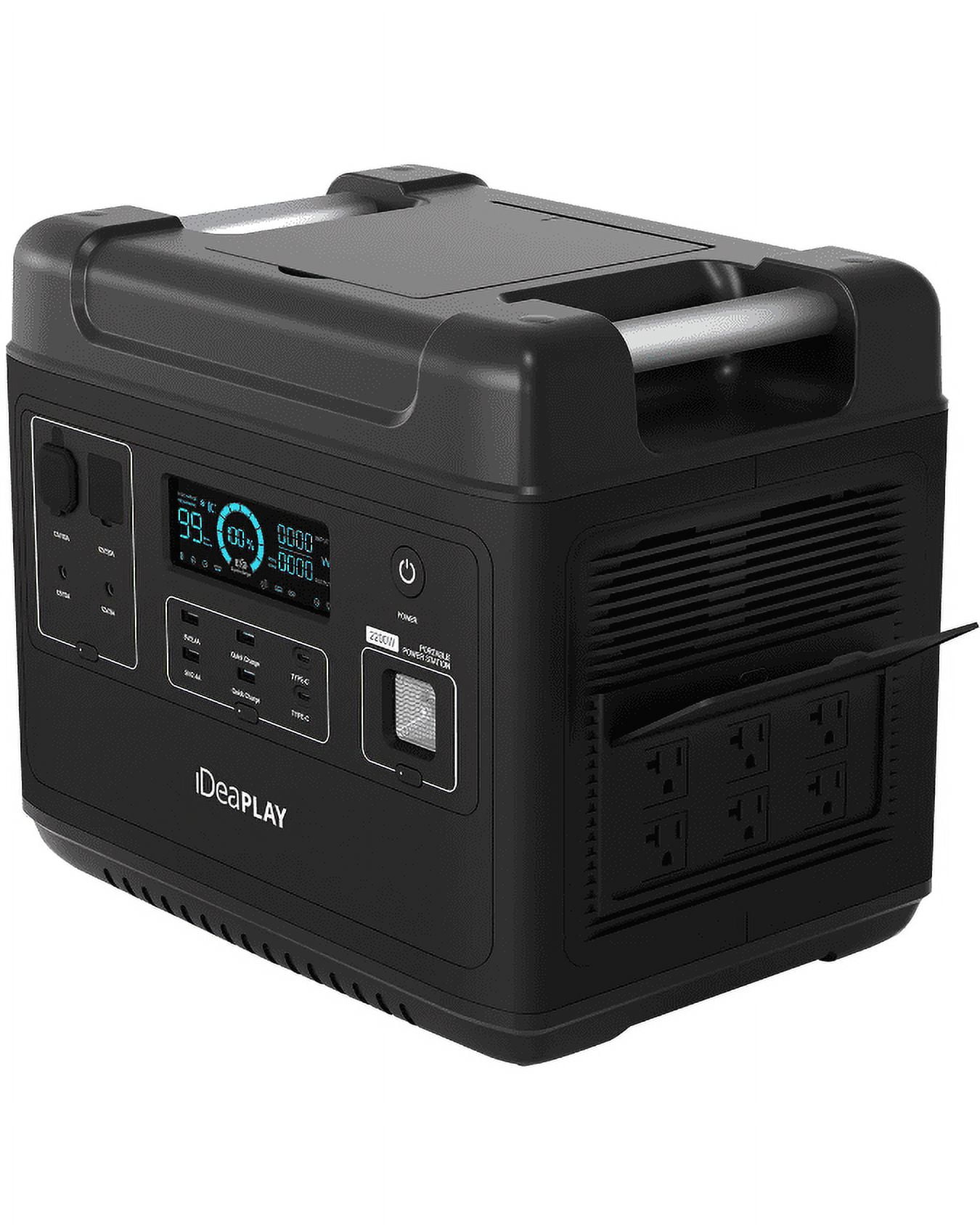 Open Box IDEAPLAY SN2200 Portable Power Station 2000Wh LiFePO4 ...