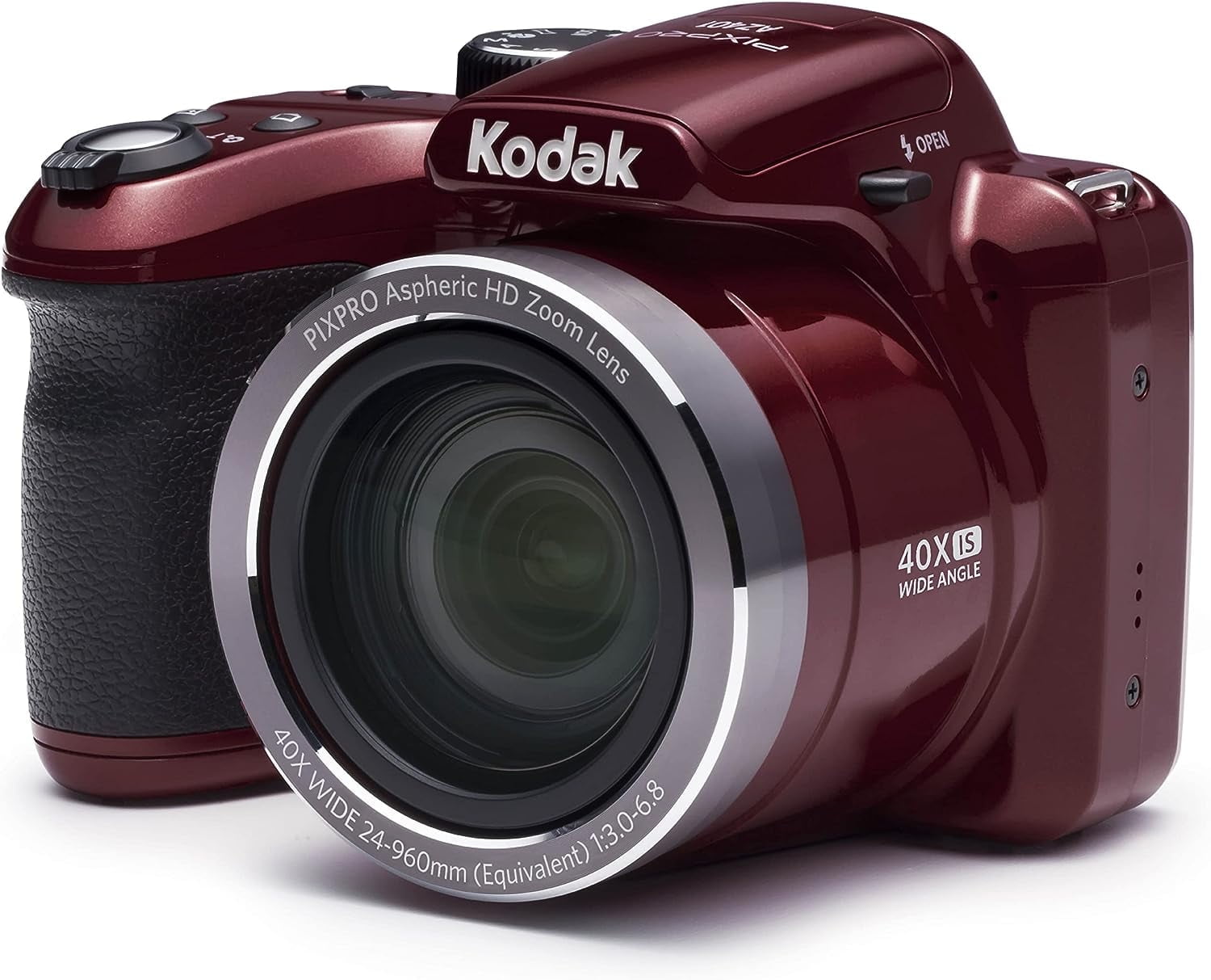 Open Box Kodak AZ401RD PIXPRO Digital Camera with 16 Megapixels and 40x ...