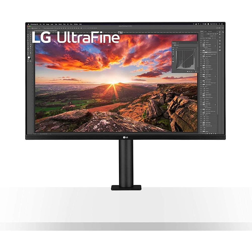 Open Box LG 32UN880-B 32" Ultrafine Display Ergo UHD 4K IPS Display ...