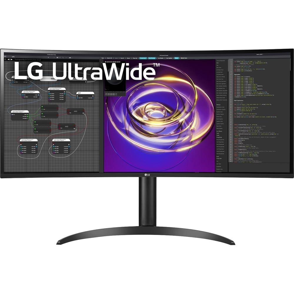Open Box LG 34WP85C-B 34-Inch Curved 21:9 UltraWide QHD (3440 x 1440 ...
