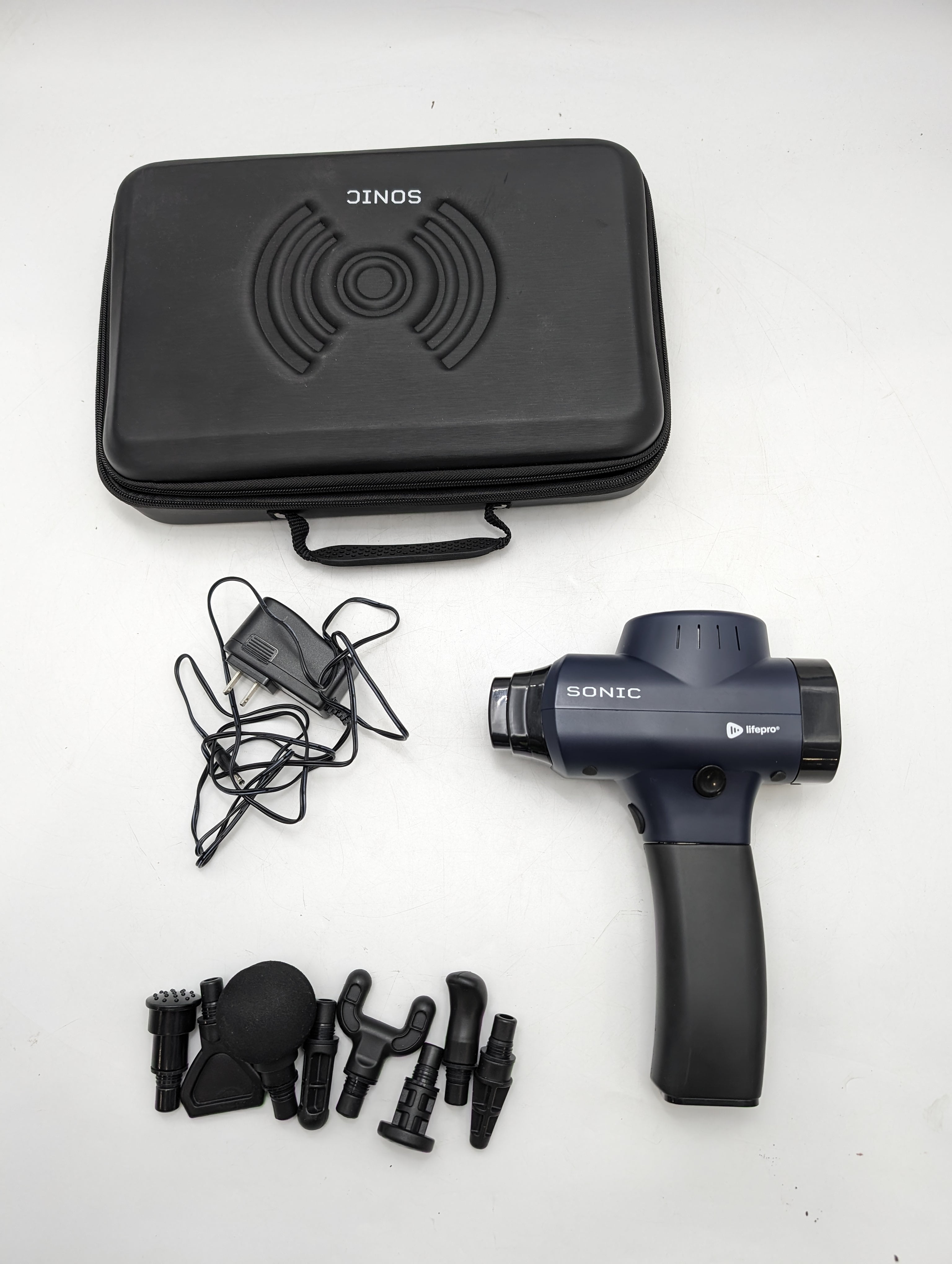 Open Box LIFEPRO LPSNC Sonic Handheld Percussion Massage Gun - 5 Speeds ...