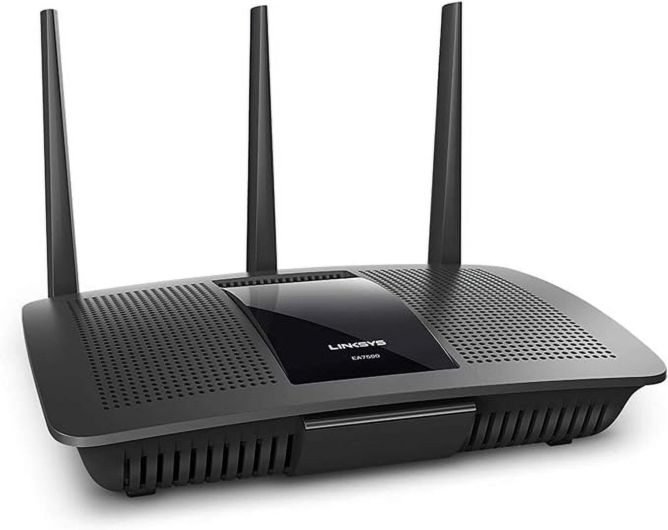 Open Box Linksys EA7500 V2 Dual-Band Wi-Fi Router for Home - Black ...