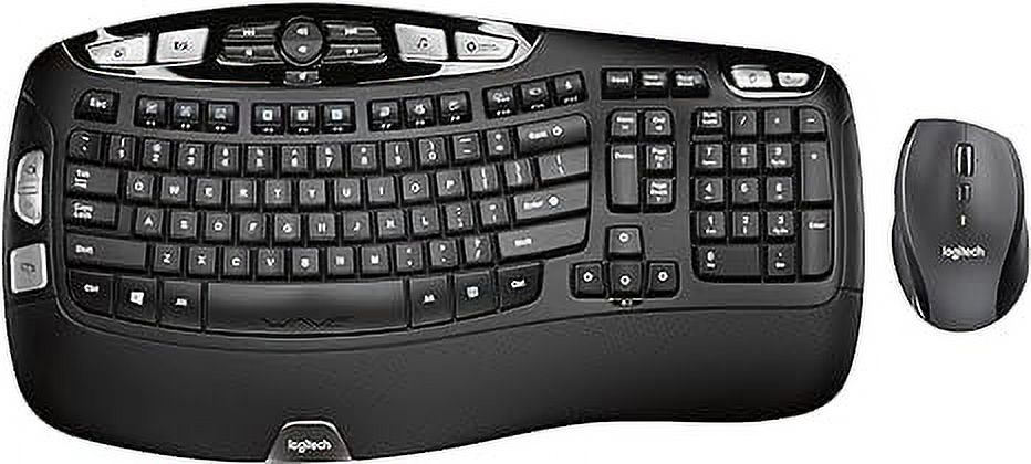 Open Box Logitech MK570 Wireless Wave Keyboard and Mouse Combo - Black ...