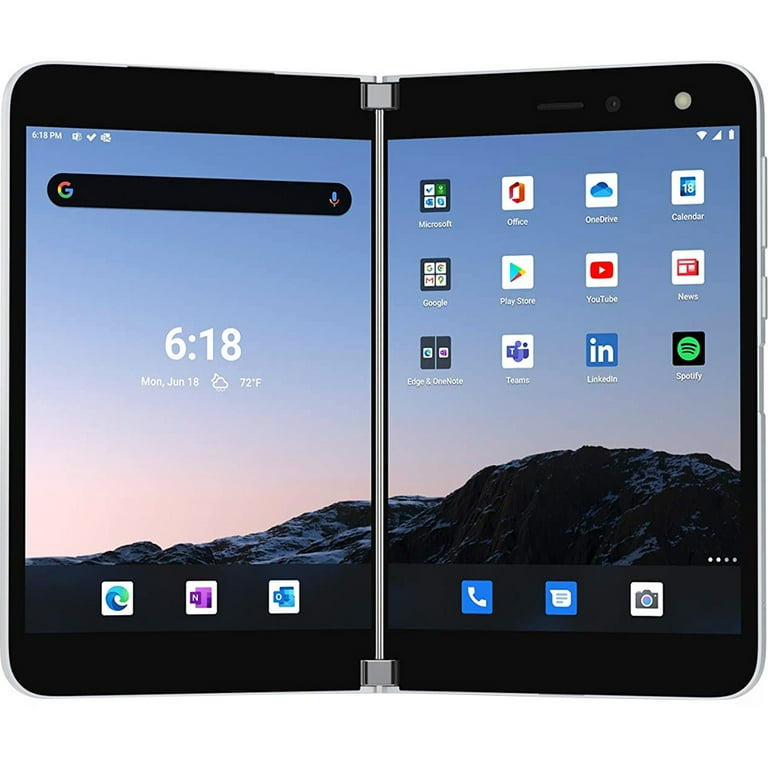 Open Box Microsoft Surface Duo 128GB (Unlocked), Glacier Open Box Microsoft Surface Duo 128GB (Unlocked), Glacier