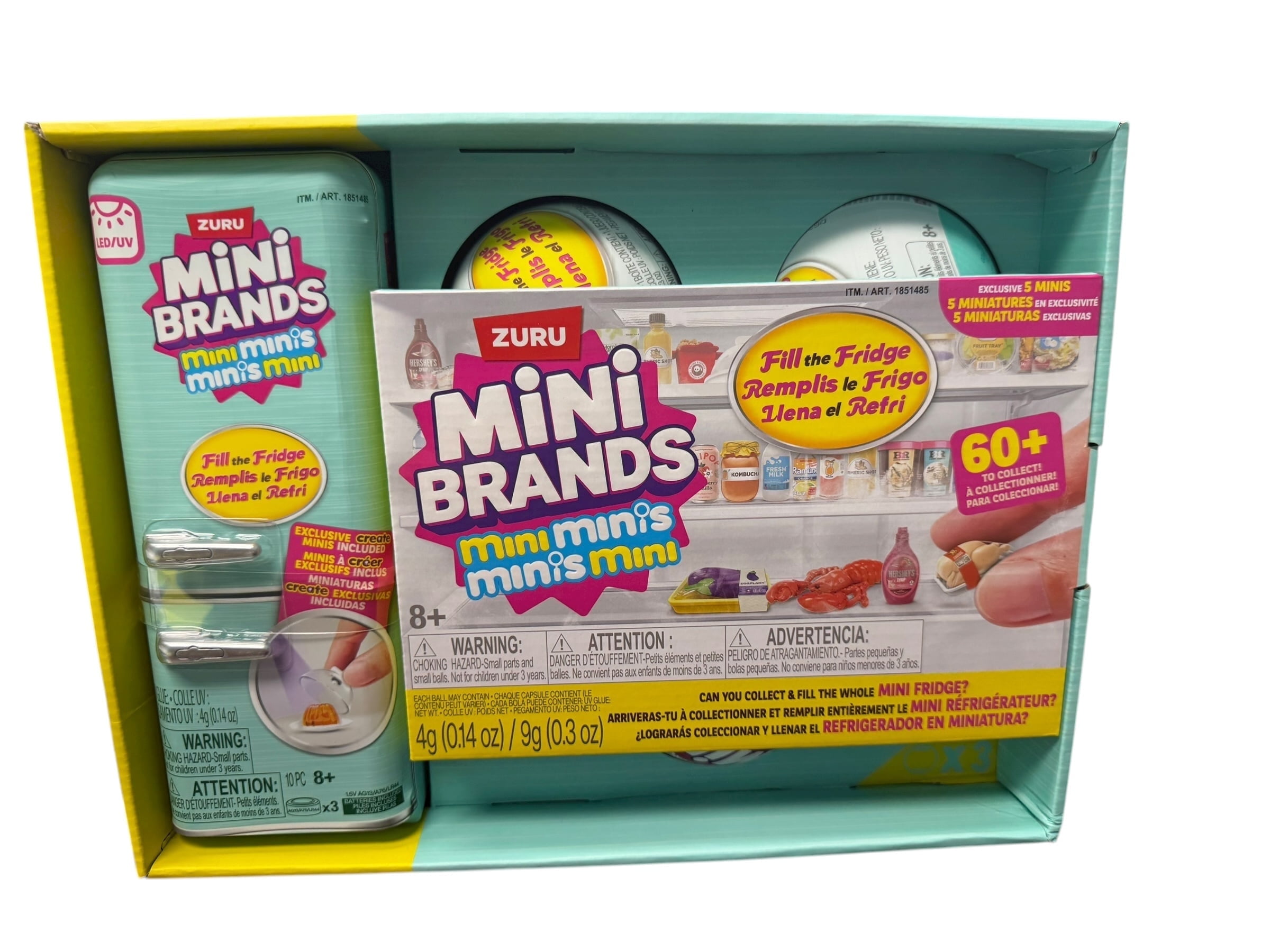 Open Box Mini Brands Mini Minis Fill the Fridge Exclusive Bundle ...