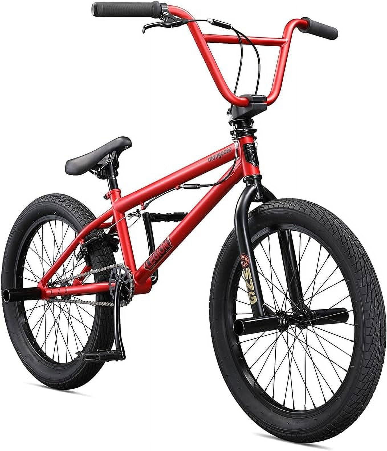 Open Box Mongoose Legion L20 Kids Freestyle BMX Bike Hi-Ten Steel Frame 20" Wheels - Red ...