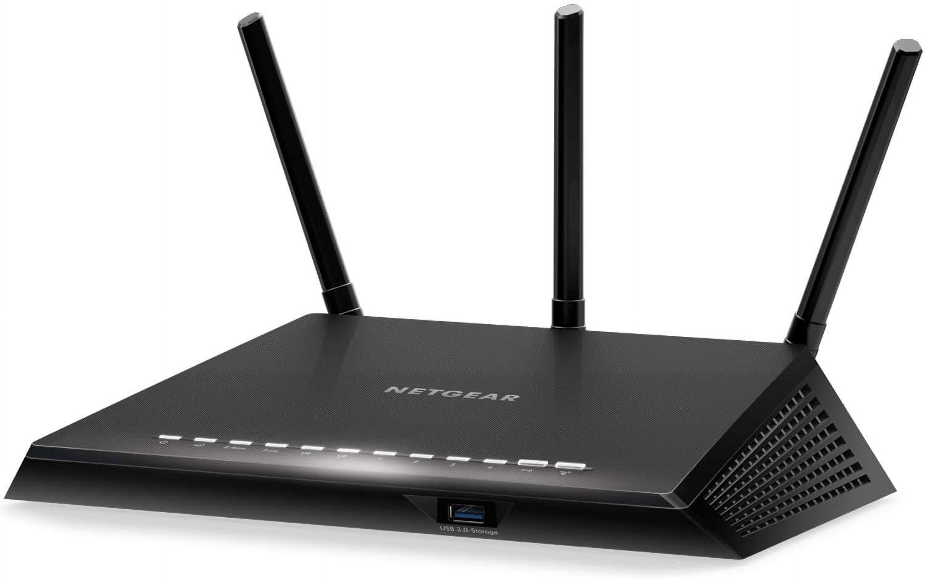 Open Box NETGEAR Nighthawk Smart Wi-Fi Router R6700-100NAS - Black ...