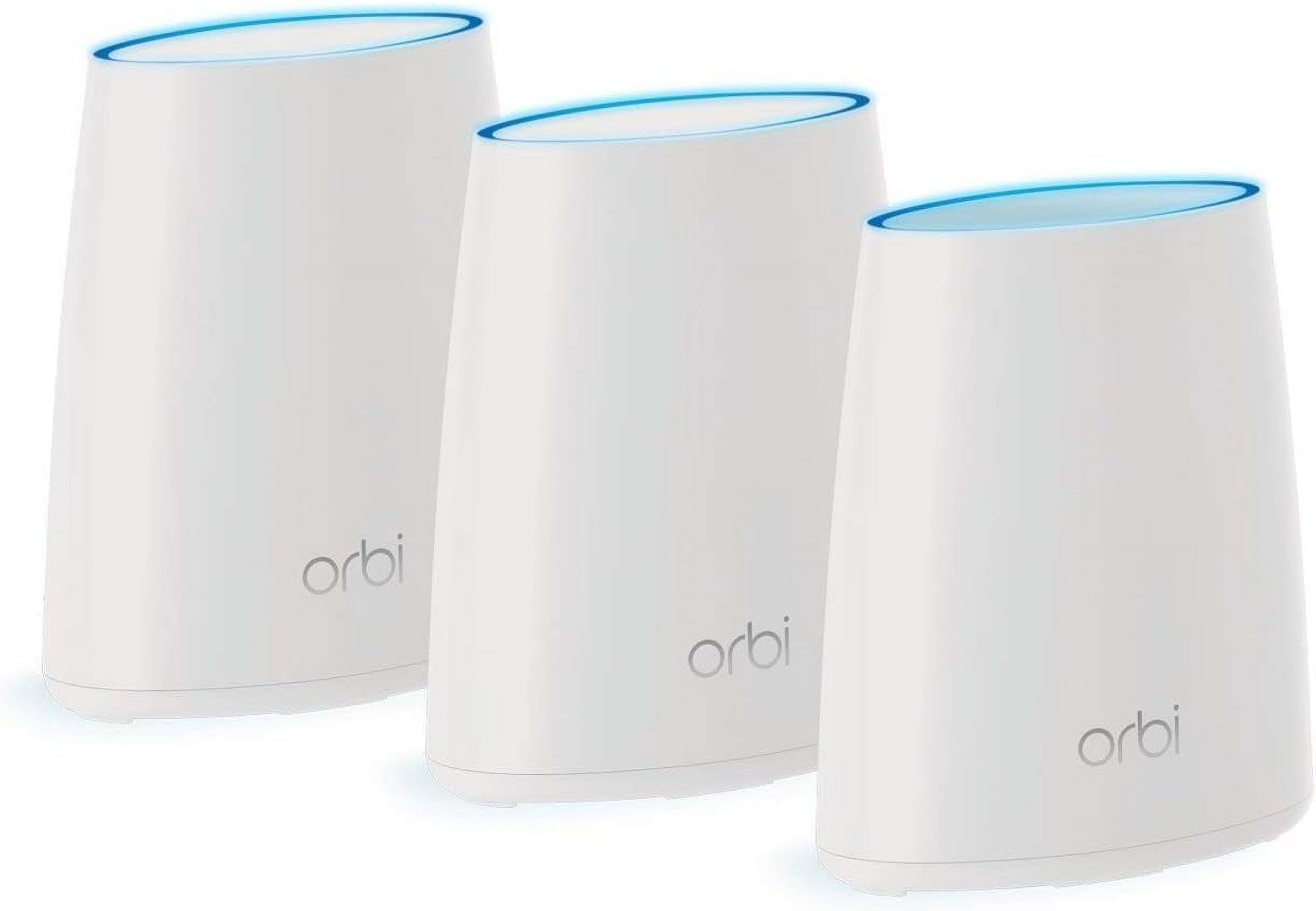 Open Box NETGEAR Orbi Whole Home Mesh WiFi System,3 Pack Router 2 Mini ...
