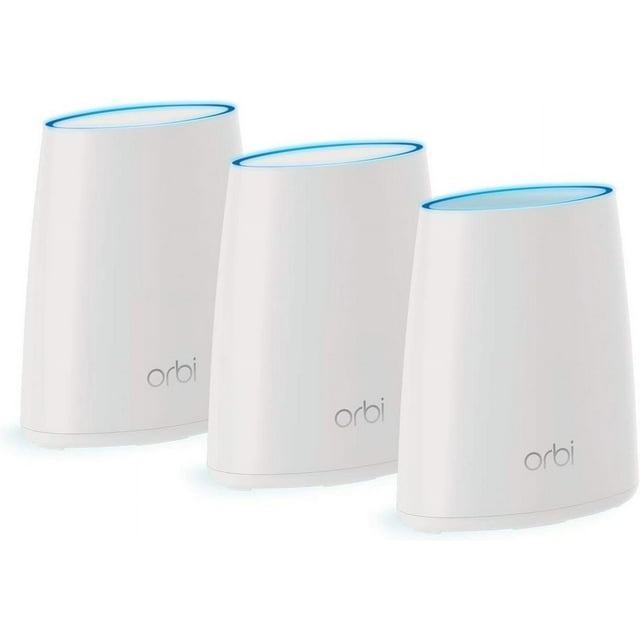 Open Box NETGEAR Orbi Whole Home Mesh WiFi System,3 Pack Router 2 Mini ...