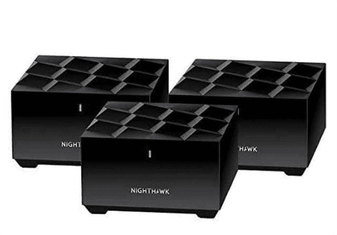 Open Box Netgear Nighthawk Whole Home Mesh WiFi 6 System 3 Pack BLACK ...