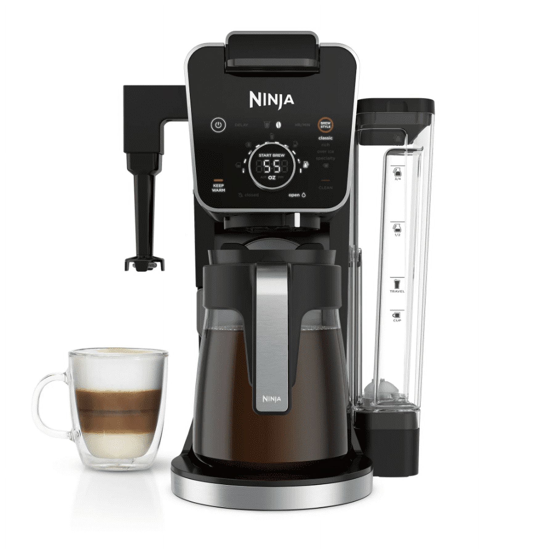 Open Box Ninja CFP300 DualBrew Specialty Coffee System - Black and ...