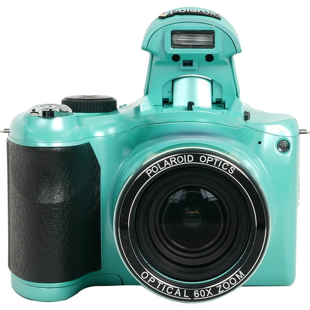 Polaroid iE6035 18MP 60x Optical Zoom Digital Camera, Teal - (Open Box ...
