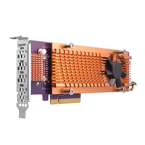 Open Box QNAP QM2-4P-384 QUAD M.2 PCIe SSD EXPANSION CARD - Walmart.com