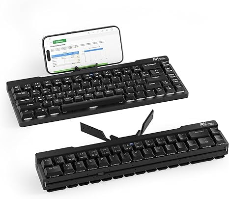 Open Box RK ROYAL KLUDGE F68 60% Foldable Wireless Mechanical Keyboard ...