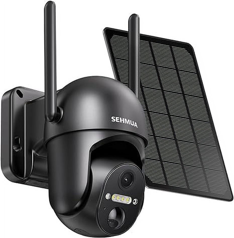 Open Box SEHMUA Solar Security Cameras Wireless Outdoor 2K 360° View ...