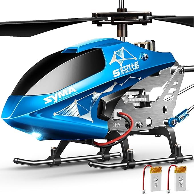 Open Box SYMA Remote Control Helicopter S107H-E Aircraft Toy 2 Battery ...