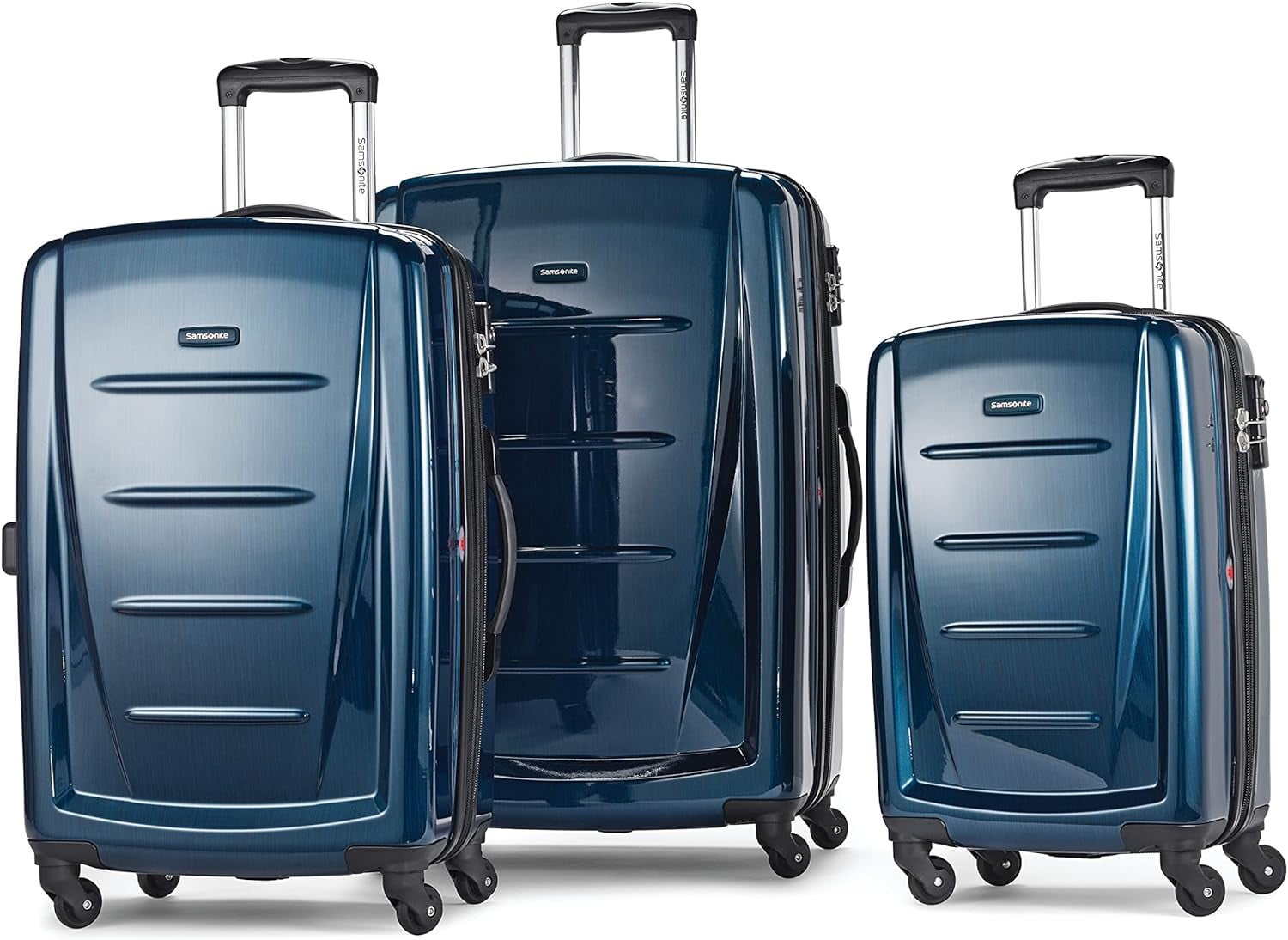 Open Box Samsonite Winfield 2 Hardside Luggage, 3-Piece set 20/24/28 ...