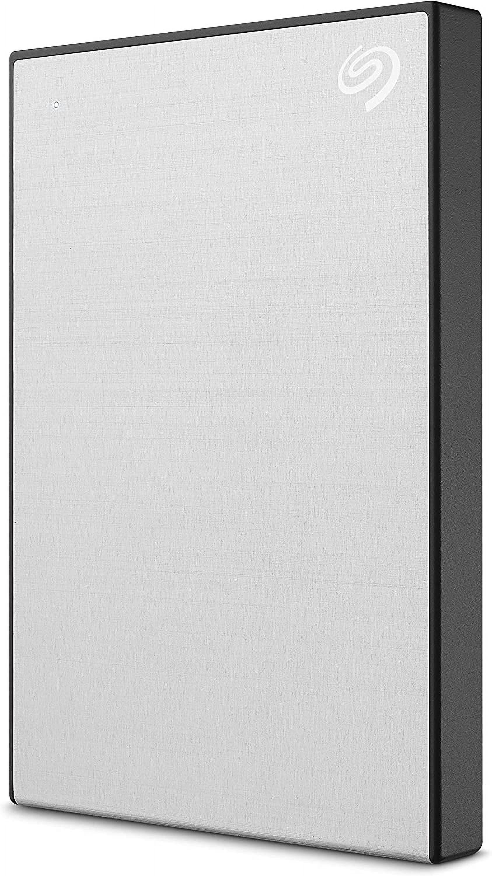 Open Box Seagate Backup Plus Slim 2TB Hard Drive with Case - Silver ...