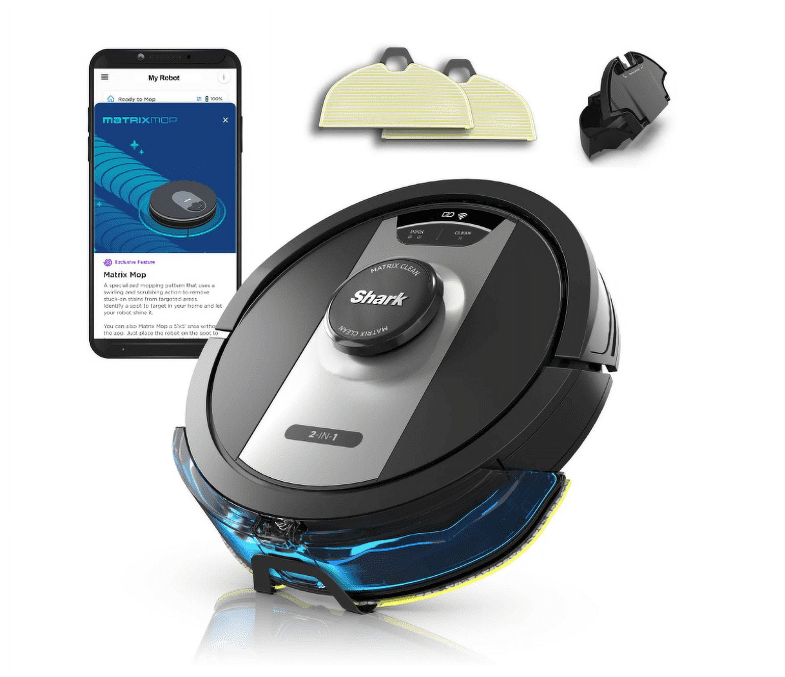 Open Box Shark IQ Robot RV2400WD 2-in-1 Vacuum WITH ACCESSORIES ...