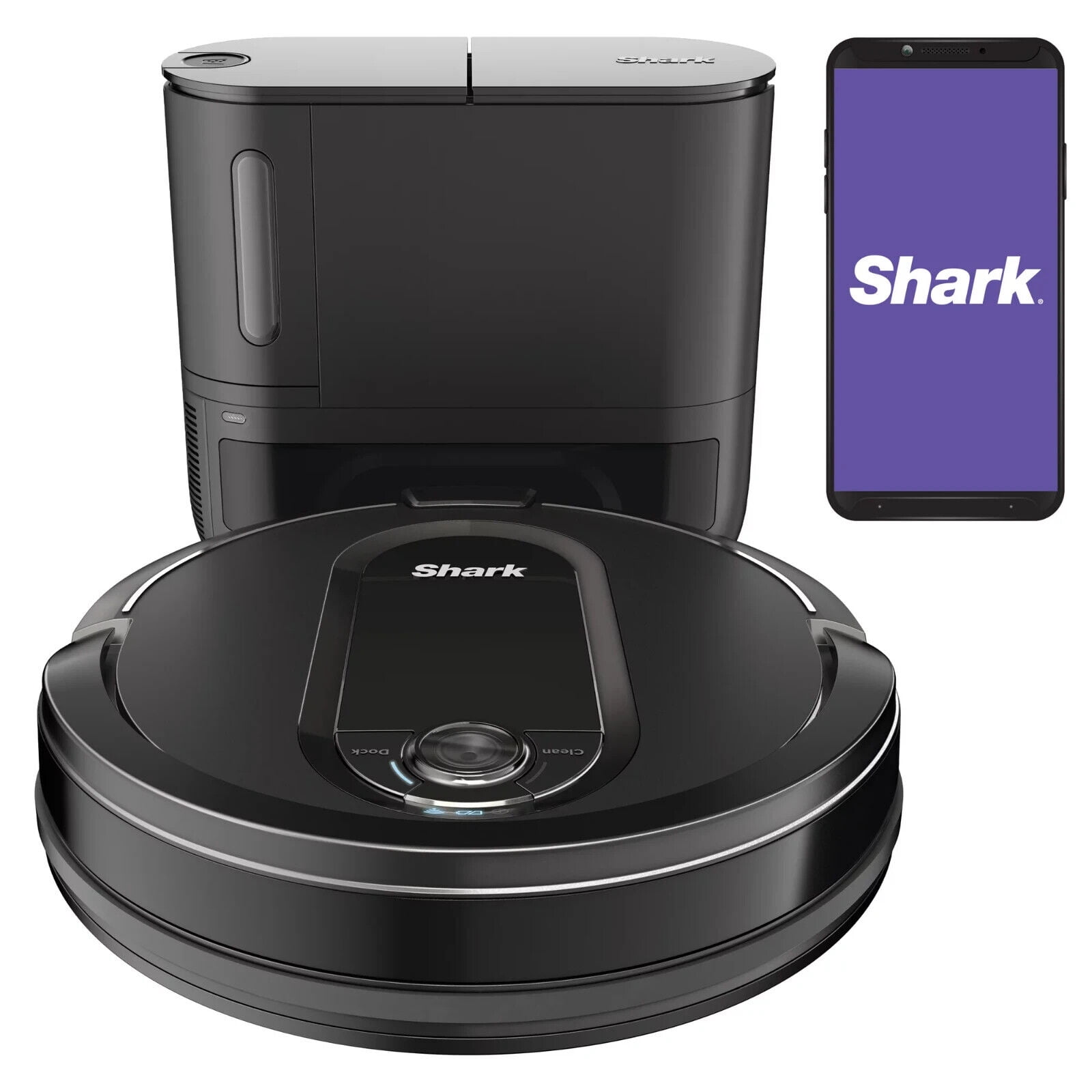 Open Box Shark IQ Robot Vacuum RV1100SRUS with Self-Empty Base - BLACK ...