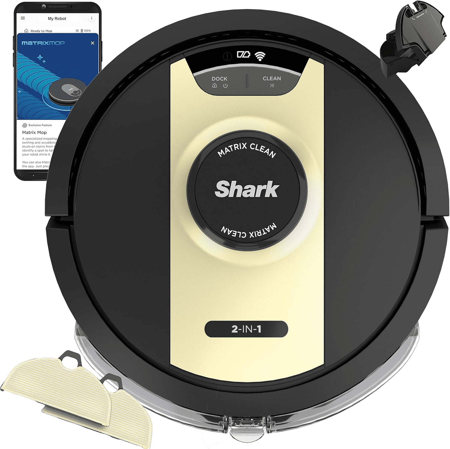 Open Box Shark RV2410WD IQ 2-in-1 Robot Vacuum and Mop - Walmart.com