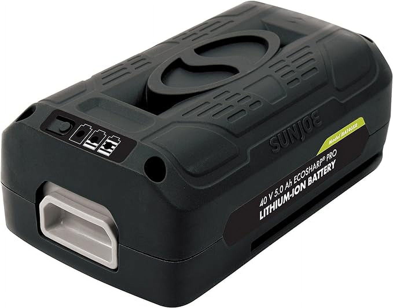 Open Box Snow Joe + Sun Joe EcoSharp Pro Lithium-Ion Battery 40 Volt 5.0 Ah - iBAT40XR-RM ...