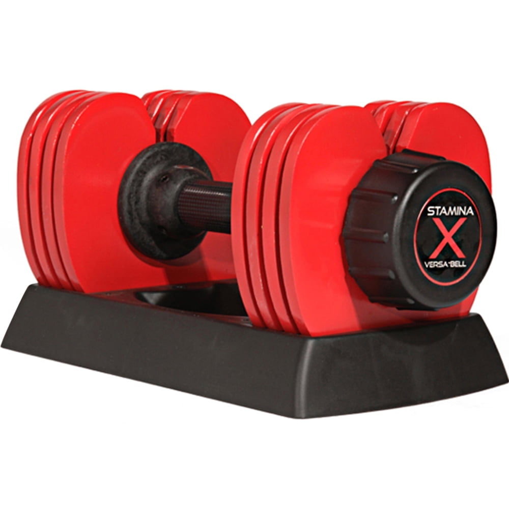 Open Box Stamina X Versa-Bell Adjustable Dumbbell 10-50 lbs with Smart ...