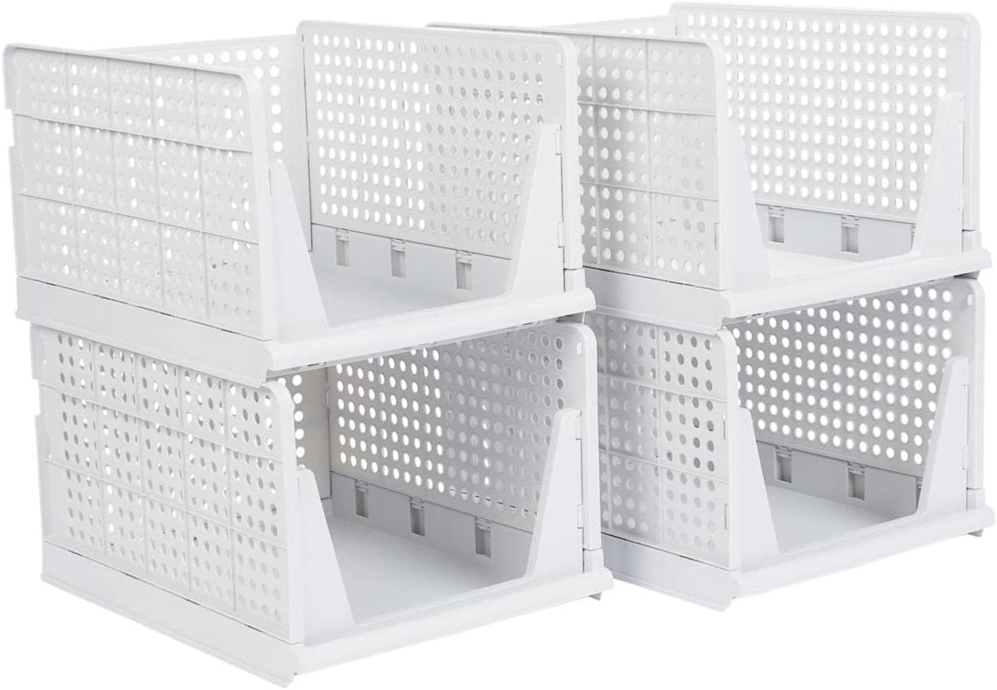 Open Box StoreSmith Set of 4 Large Stack & Slide Organizers 821-651 ...