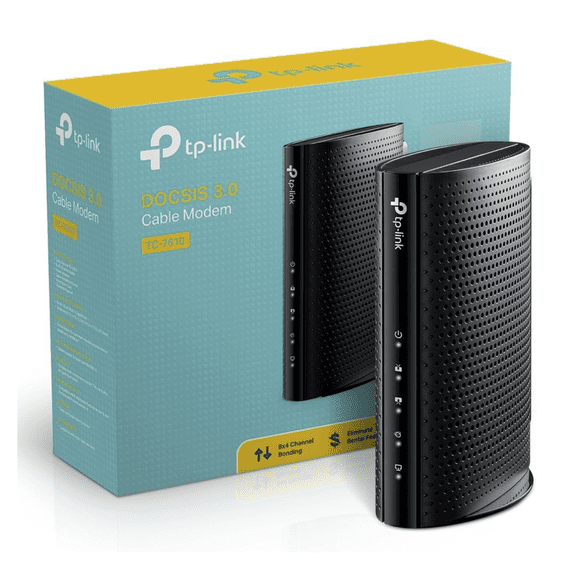 TP-LINK Cable Modem TC-7610 DOCSIS 3.0 - Black - Walmart.com