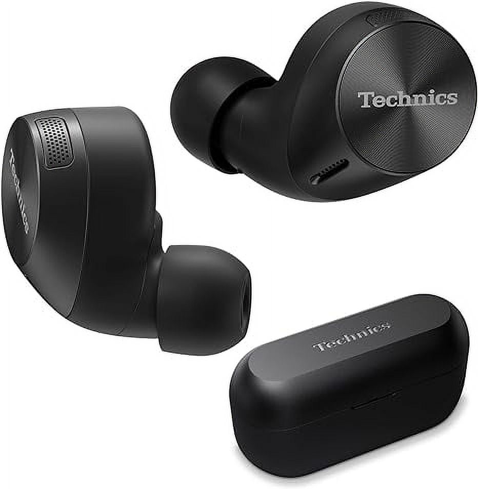 Open Box Technics HiFi True Wireless Multipoint Bluetooth Earbuds EAH-AZ60M2-K - Black - Walmart.com