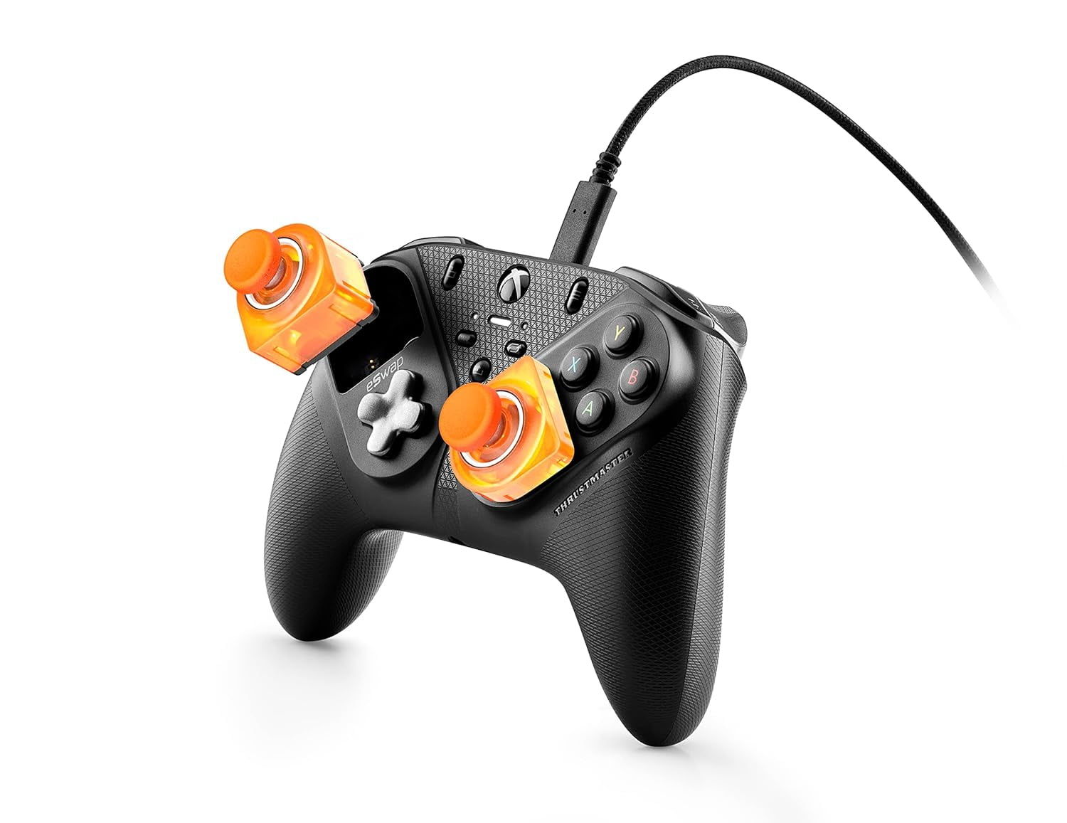 Open Box Thrustmaster eSwap S Crystal Orange Pro Wired Controller ...