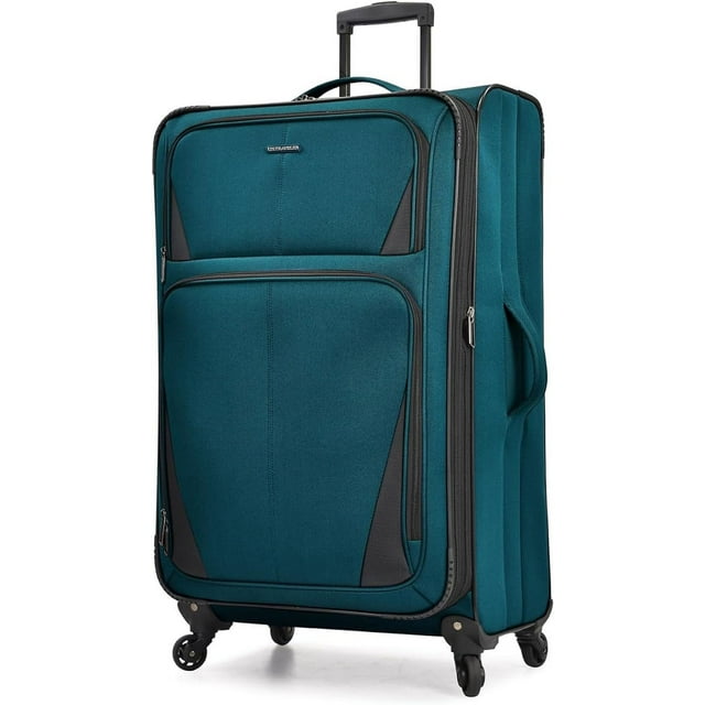 Open Box U.S. Traveler Aviron Bay Expandable Softside Luggage Spinner ...