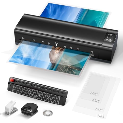 Open Box VLASEO 13" Lamination Machine A3/A4/A5/A6 6 in 1 Laminating ...