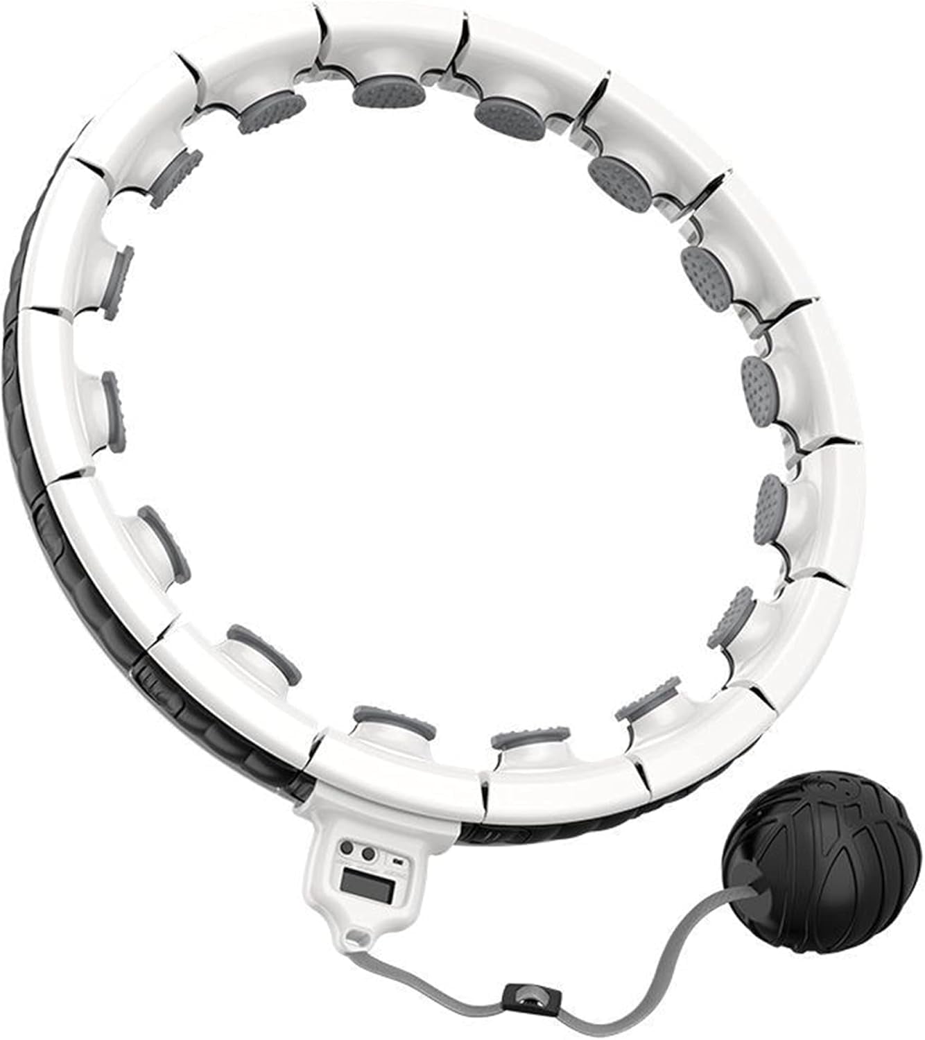 Open Box Zunammy Smart Hula Hoop with Digital Timer ZWB5050WT - White ...
