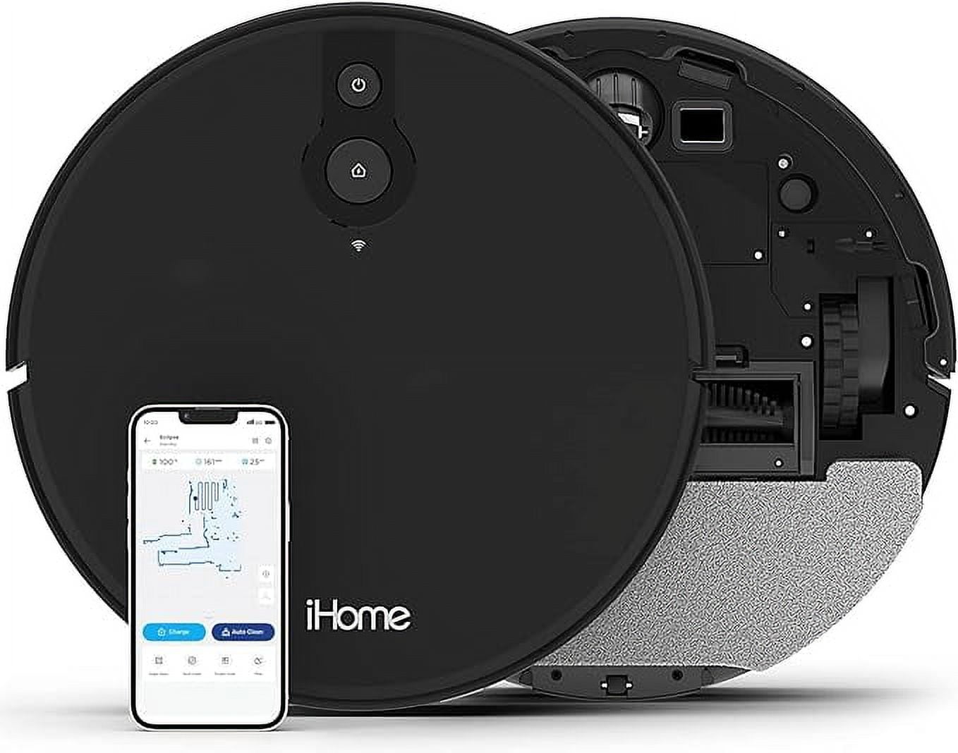 Open Box iHome AutoVac Eclipse Robot Vacuum & Mop Combo - Alexa ...