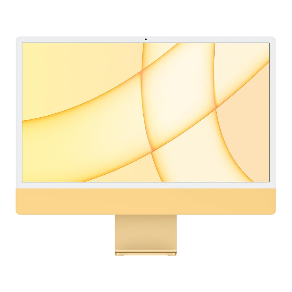 Open Box iMac 24 (Retina 4.5K 8GPU, Yellow) 8-Core M1 (2021) MGPF3LL/A ...