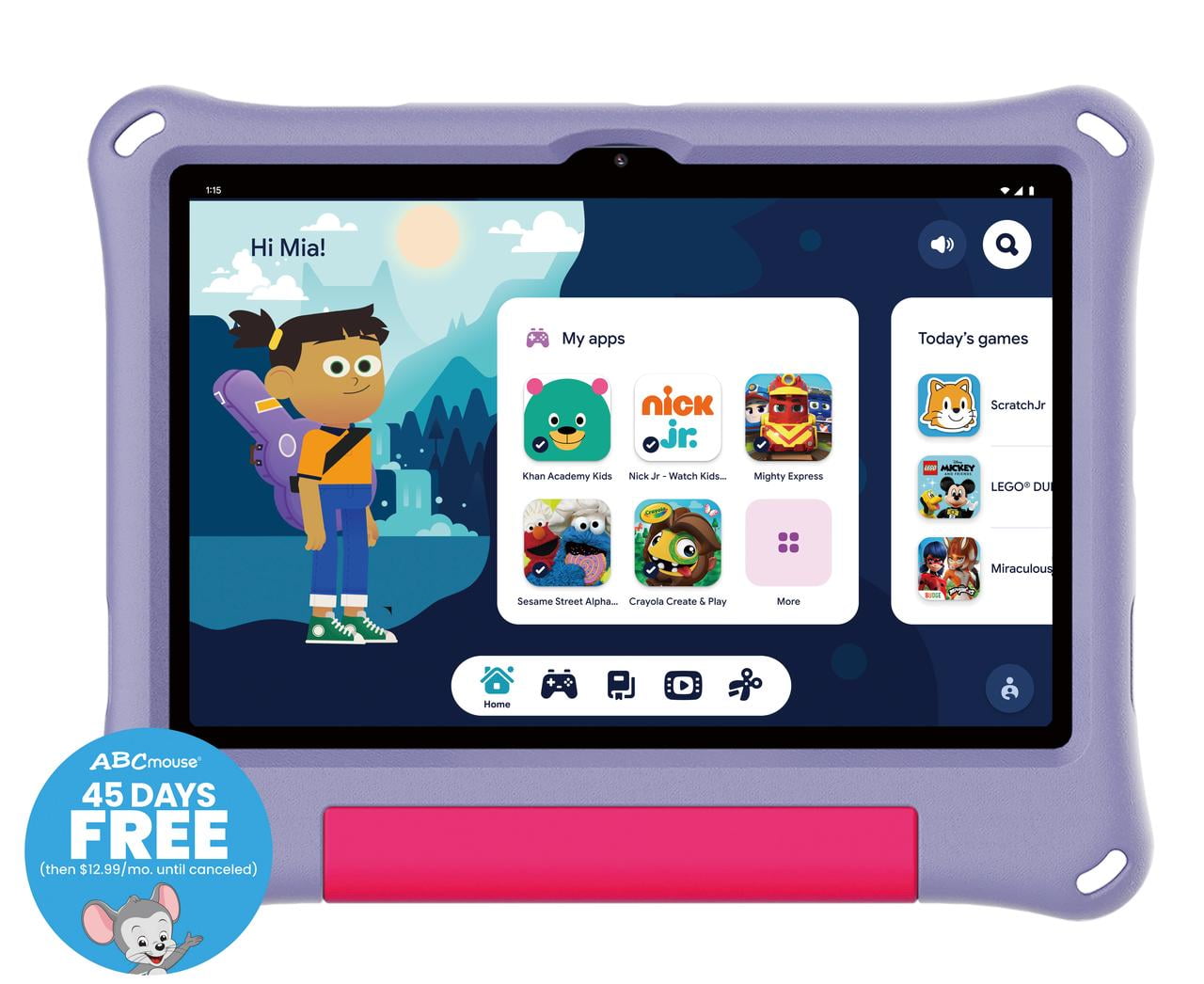 Open Box onn 10.1" Kids’ Tablet, 32GB, (2024 Model) - Lavender ...