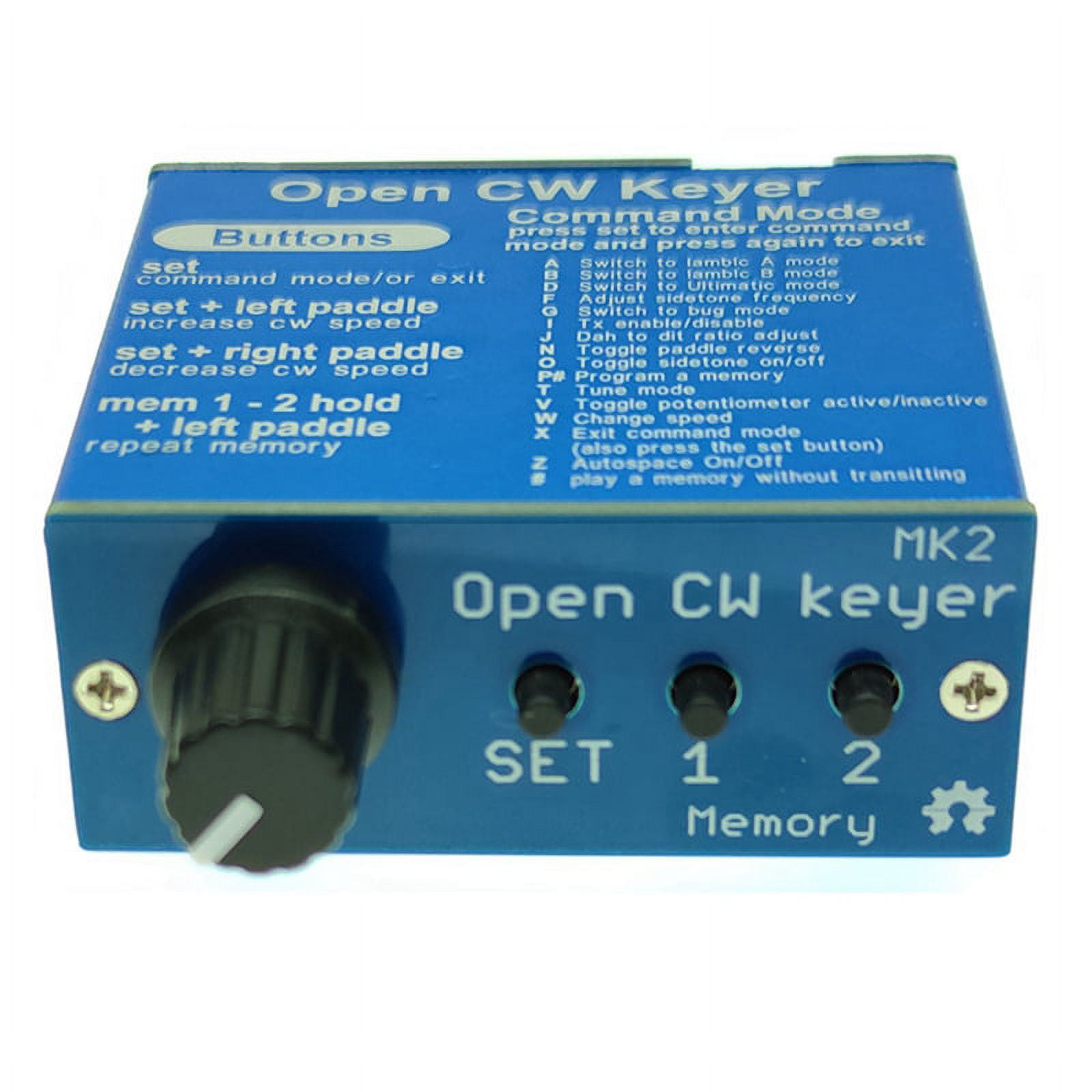 Open CW Keyer MK2 Finished with Aluminum Shell CW Keyer MK2 KIT CW ...