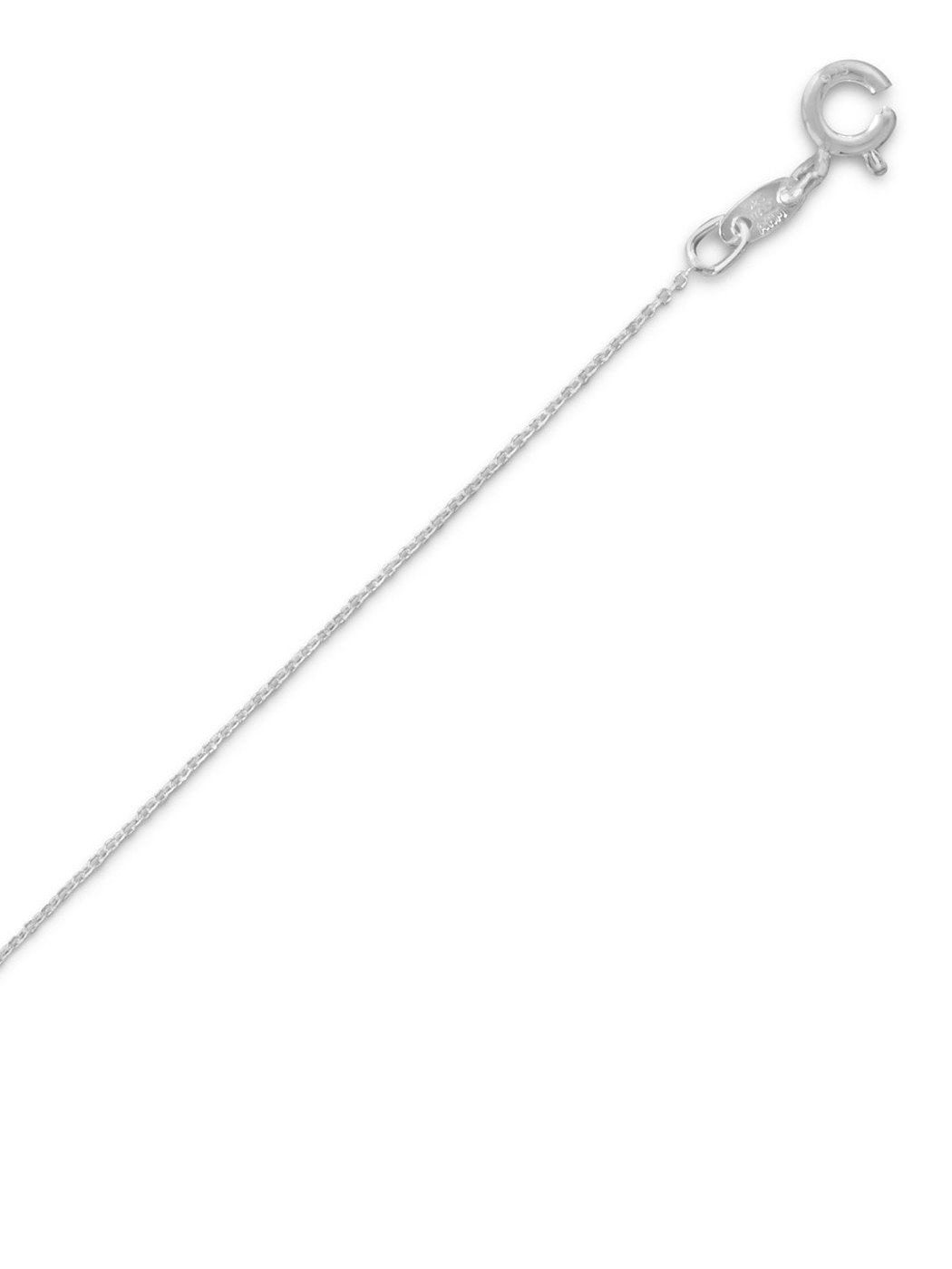Open Cable Chain Necklace 0.6mm Wide 020 Sterling Silver, 18-inch ...