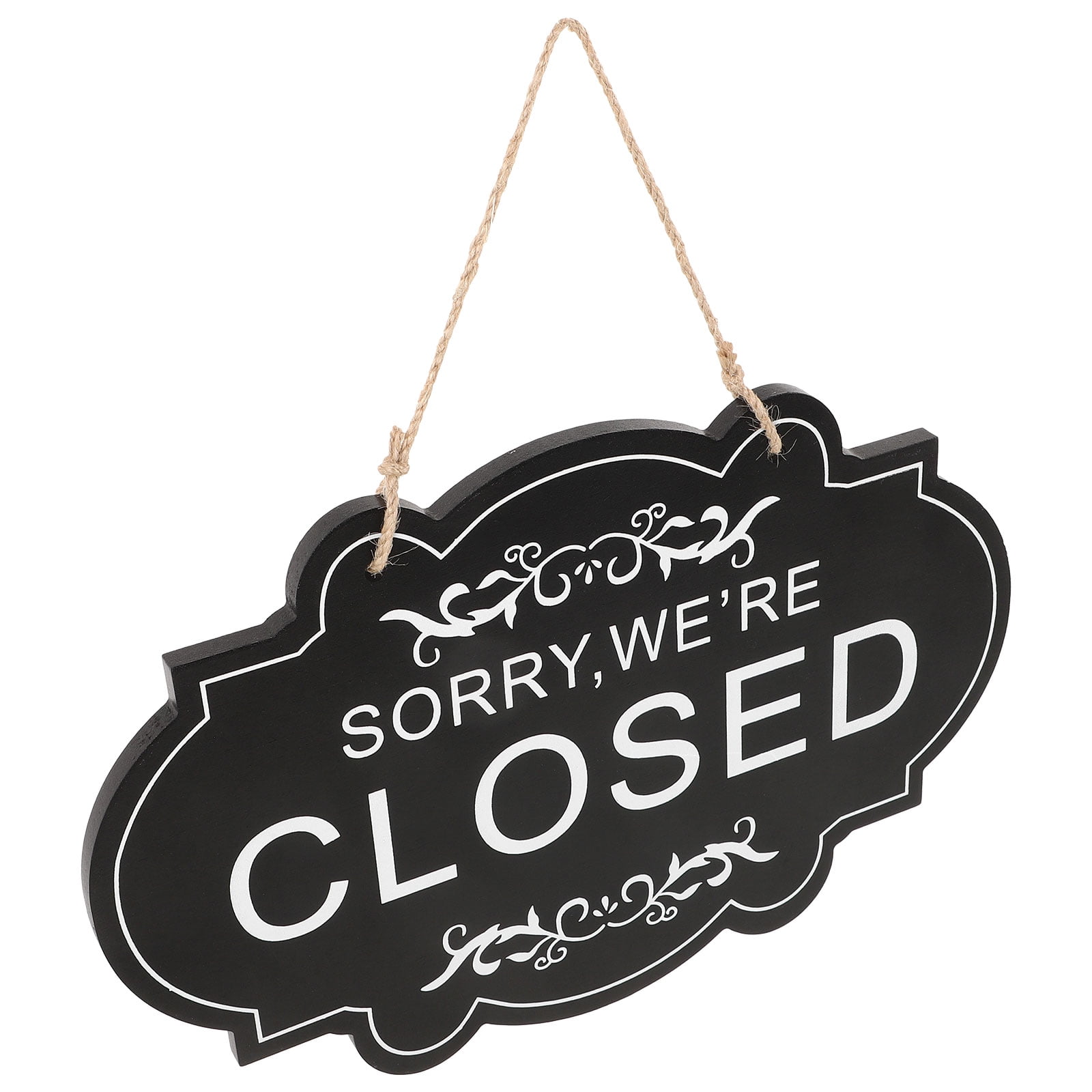 WORGEOUS Store Open Closed Sign Wood Open Closed Business Sign 1Pcs ...