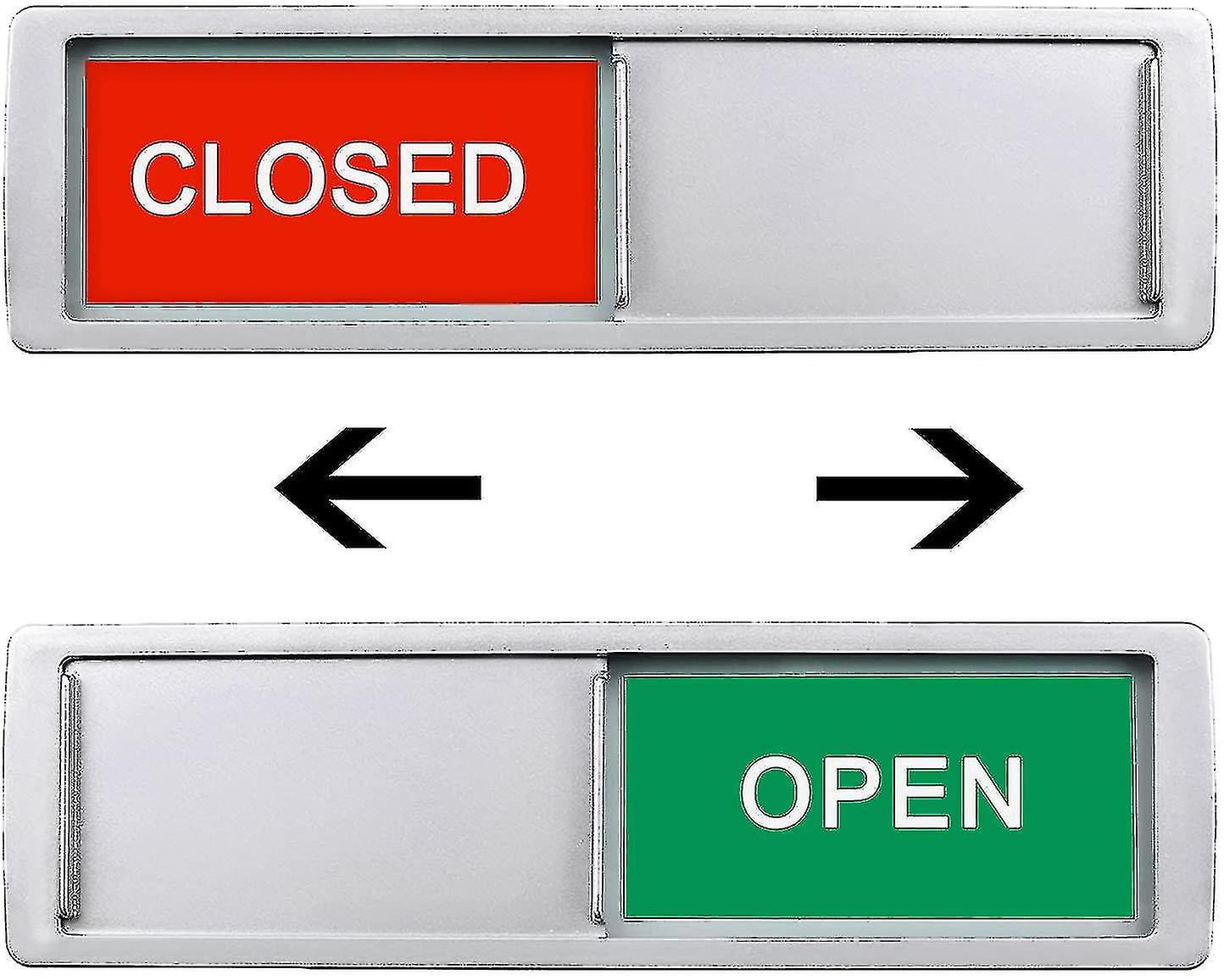 Open Closed Sign - Open Signs Privacy Slide Door Sign Indicator (color ...