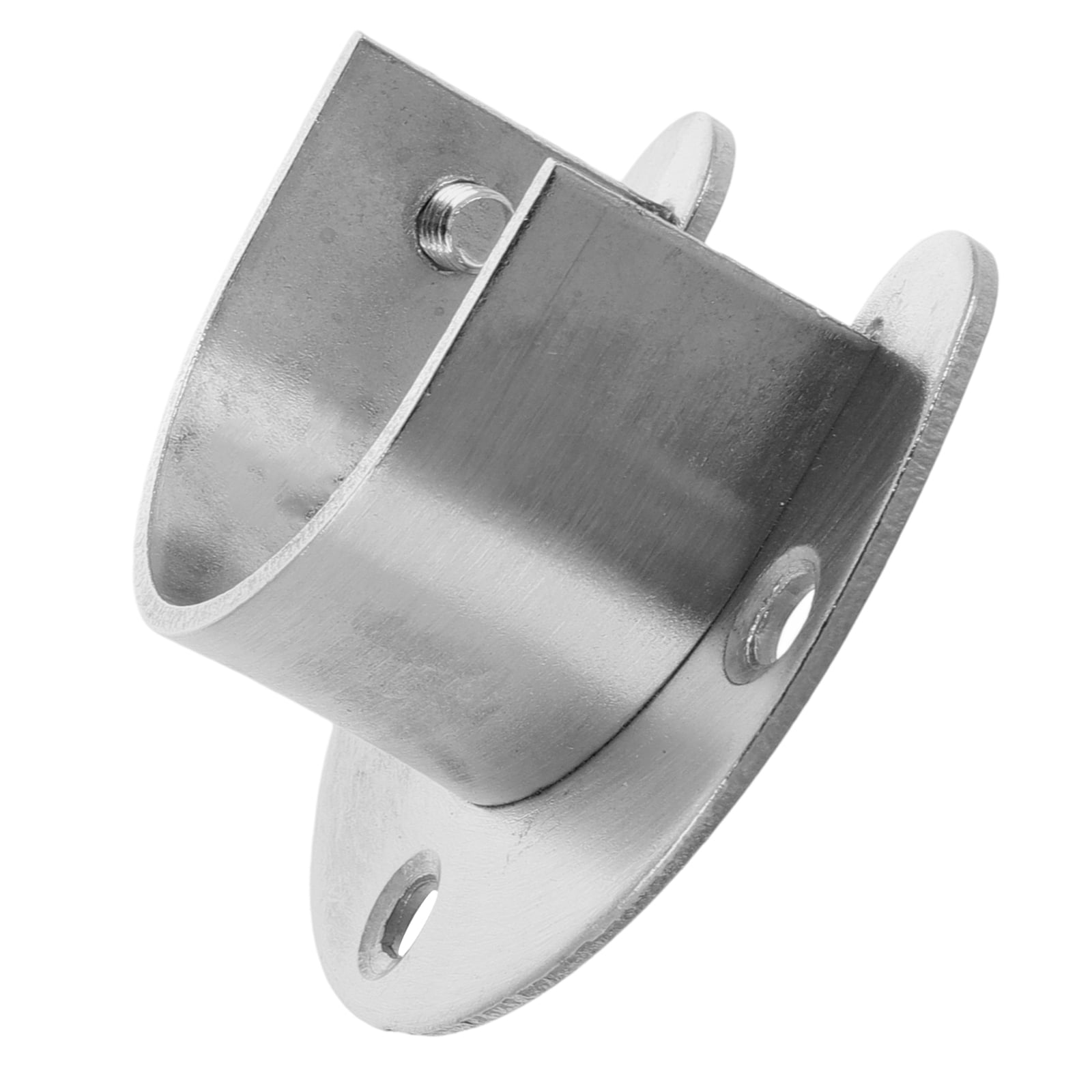 Open Clothes Pole Seat Flange Rod Holder Sophisticated Closet Setup ...