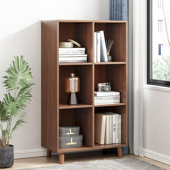 Open Cube Low Bookcase - 3-Tier Freestanding Storage Display Cabinet ...